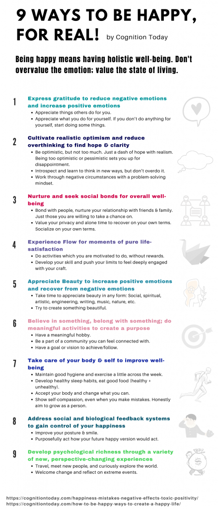 How to be happy: The science of creating a happy life w/ better well ...
